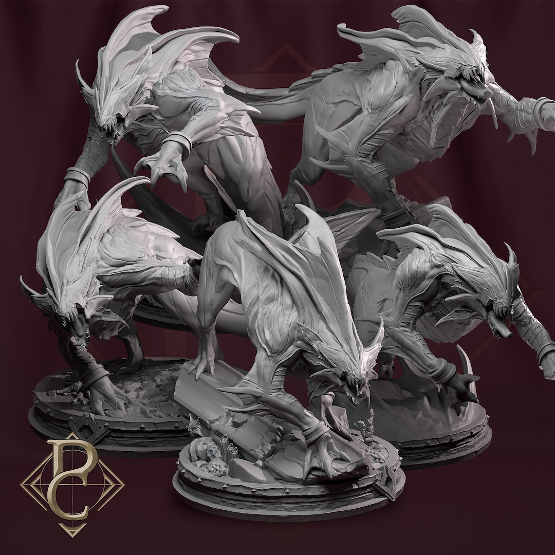 Deep Stalkers - Parasite Collectibles - Large Deep Sea Monsters - Dnd ...