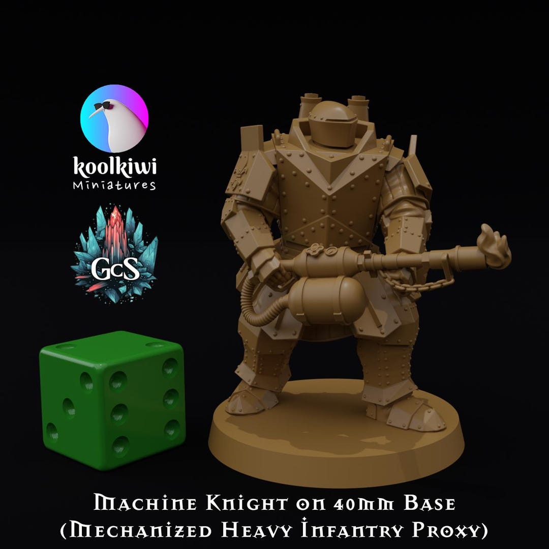 Machine Knight / Machine Armour MHI - Koolkiwi Miniatures - Large ...