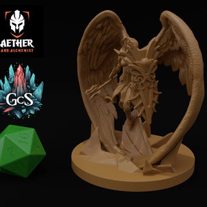 Aasimar Paladin - Aether & Alchemist - Medium Scale Miniature or 75mm ...