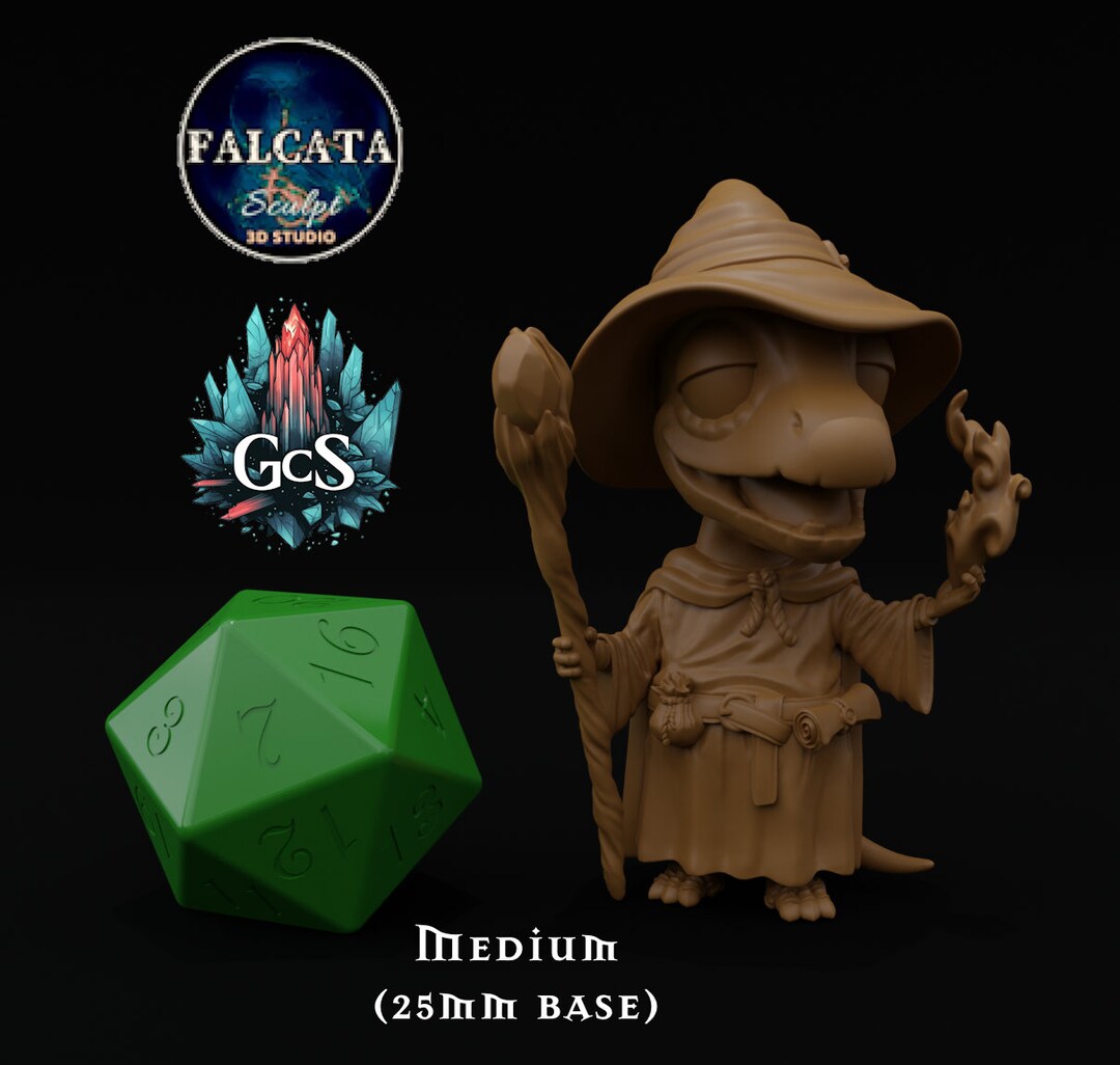 Diplodocus Wizard - Falcata3d - Chibi Dino Hero - Dnd | Pathfinder ...