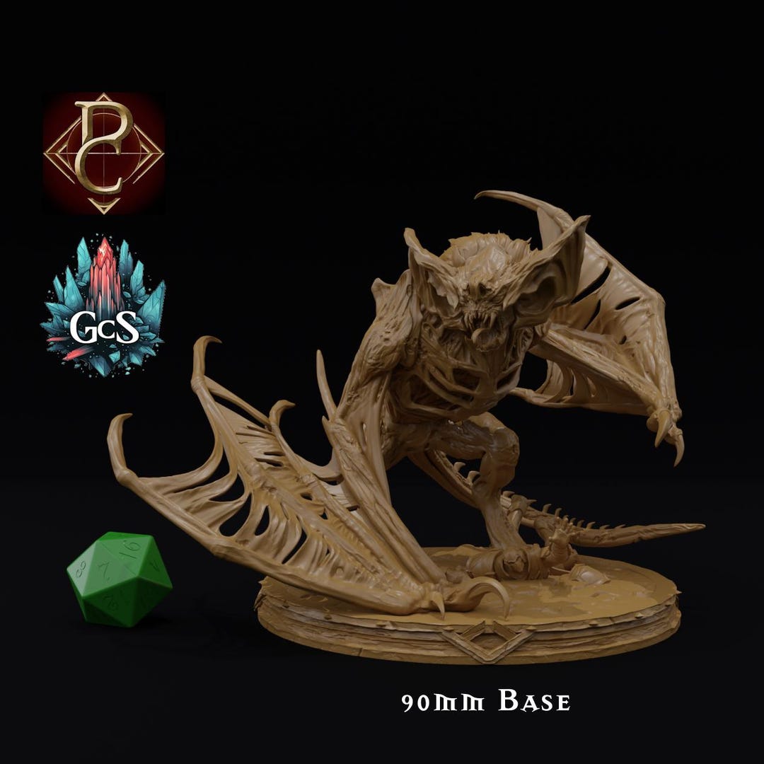 Varghoulf - Parasite Collectibles - Huge Vampire Bat - Dnd | Pathfinder ...