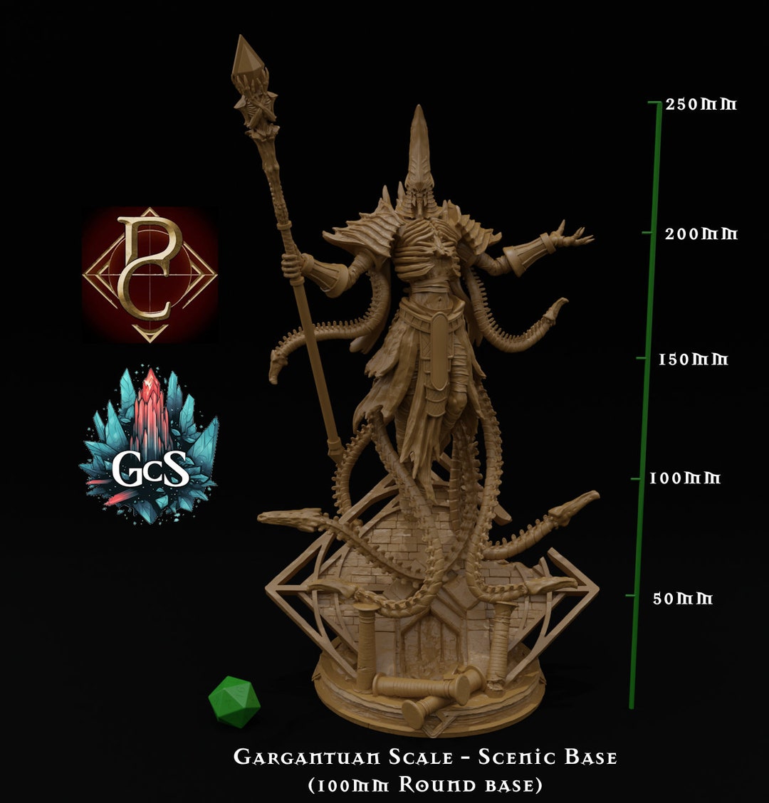 Amothep the Dark Pharaoh - Parasite Collectibles - Huge/gargantuan ...