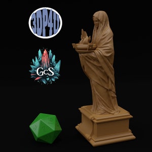 Flame Statue 3dpforu Scatter Terrain Dnd Pathfinder - Etsy