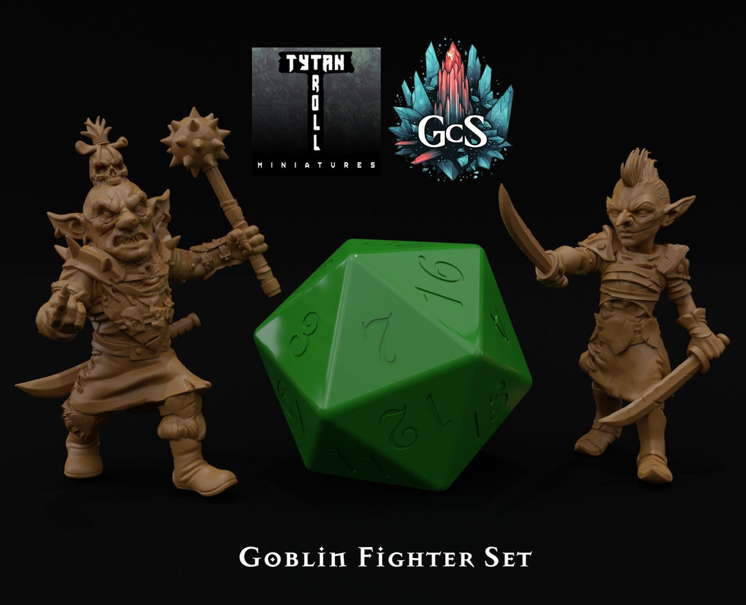 Goblin Fighter - Male/female - Dnd | Pathfinder | TTRPG - 32mm Scale ...