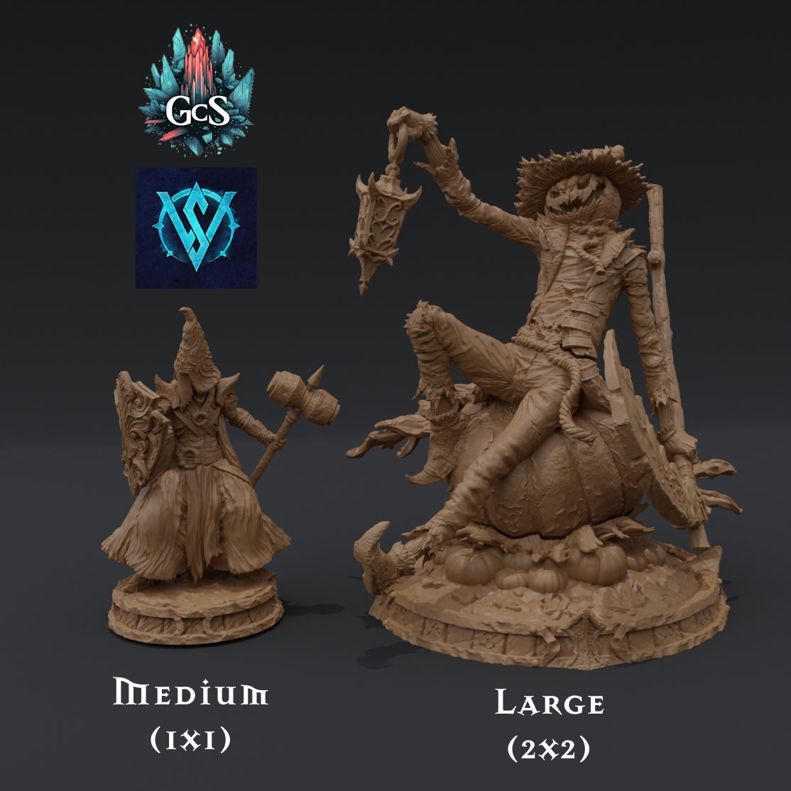 Lord of the Harvest Witchsong Miniatures Large/huge Scarecrow or 100mm ...