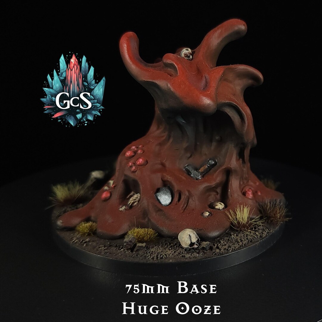 Blood Pudding (huge Ooze) - Hand Painted - Reaper 44062 - Plastic Mini ...