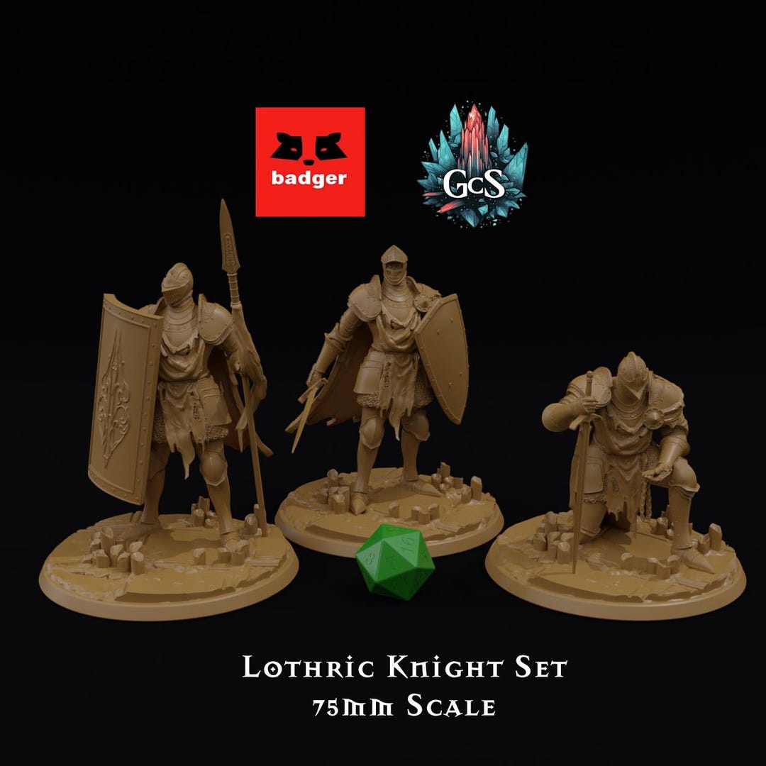 Lothric Knights - Redbadger Games - 75mm Display Figure - Dark Souls 3 ...