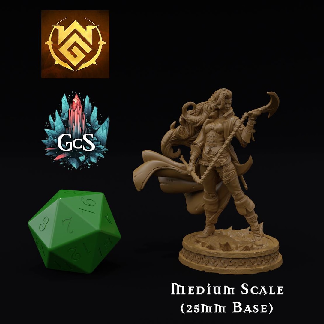 Flail Queen - Witchguild Miniatures - Medium/large/gargantuan Figurine ...