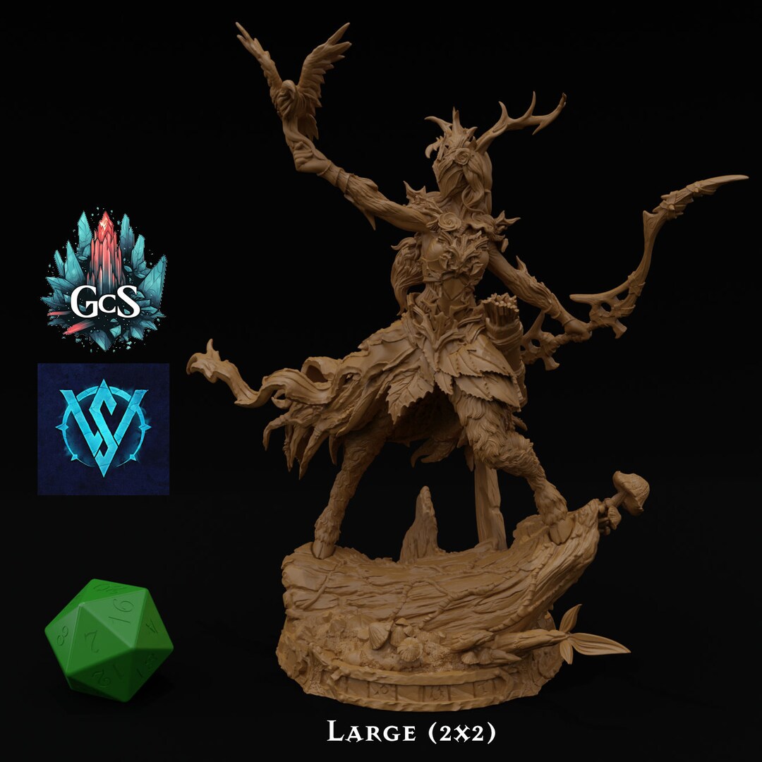 Lady of the Grove - Witchsong Miniatures - Huge Creature or 100mm Bust ...