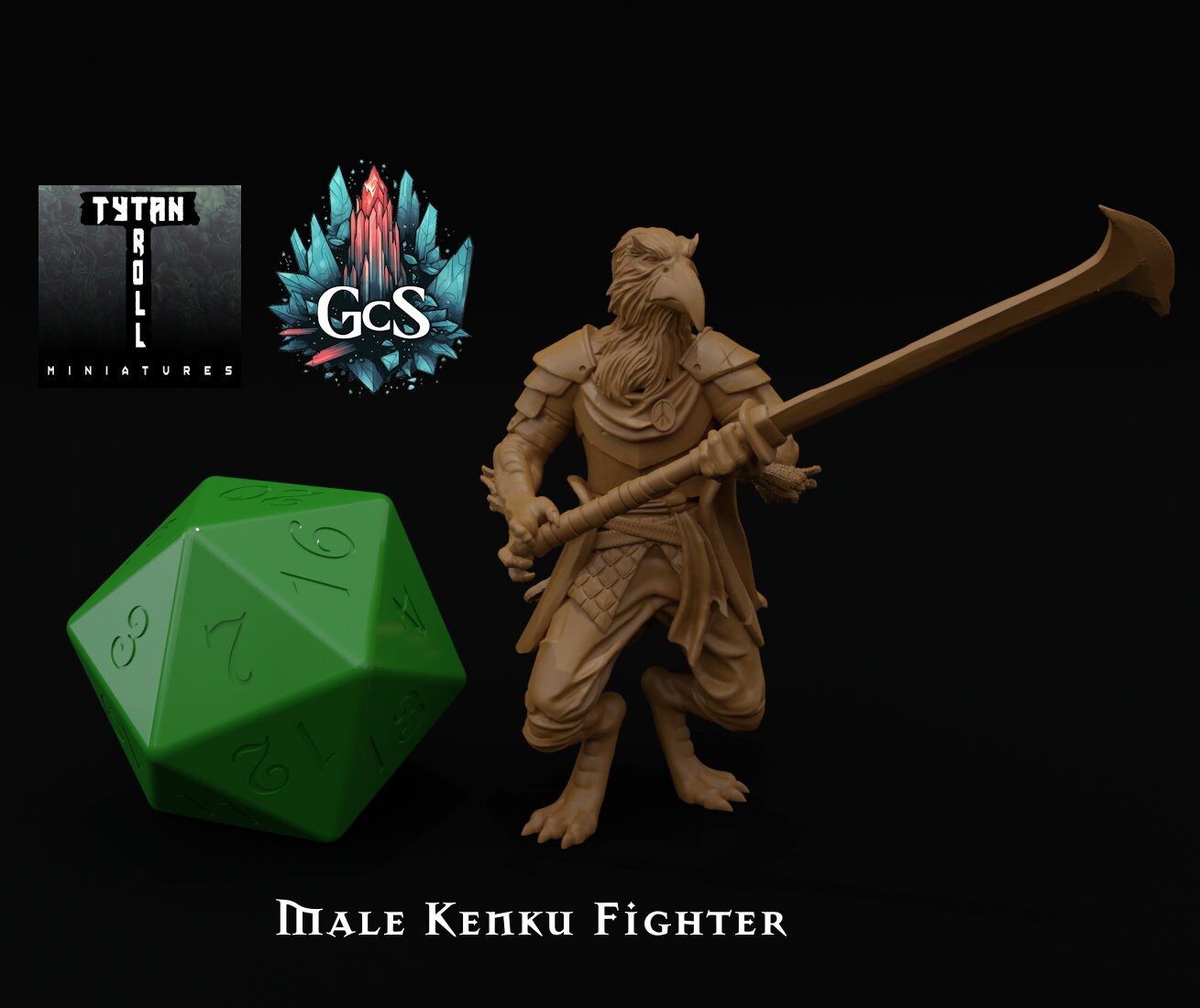 Kenku Fighter Male/female Dnd Pathfinder TTRPG 32mm Scale ...