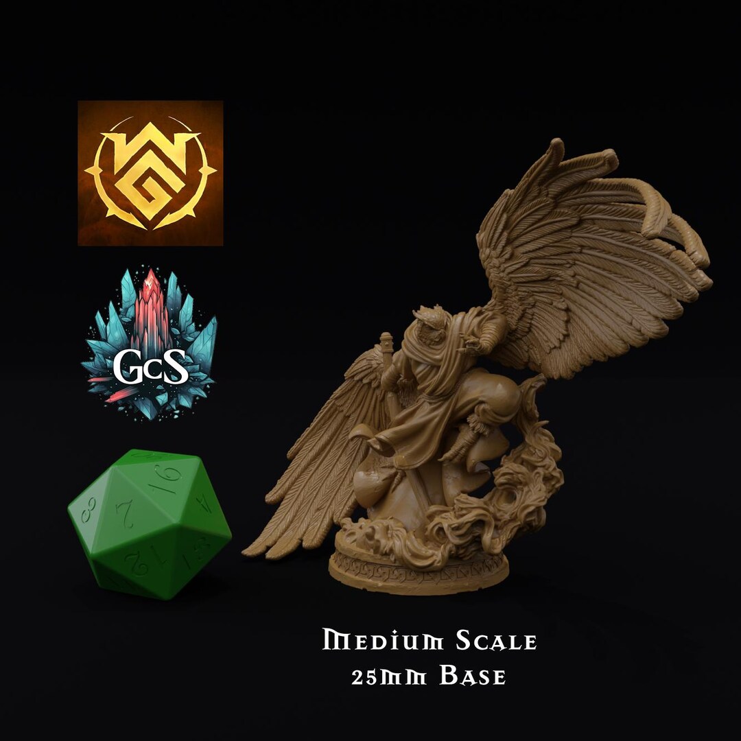 Anurak the Zephyr - Witchguild Miniatures - Medium/large/gargantuan ...