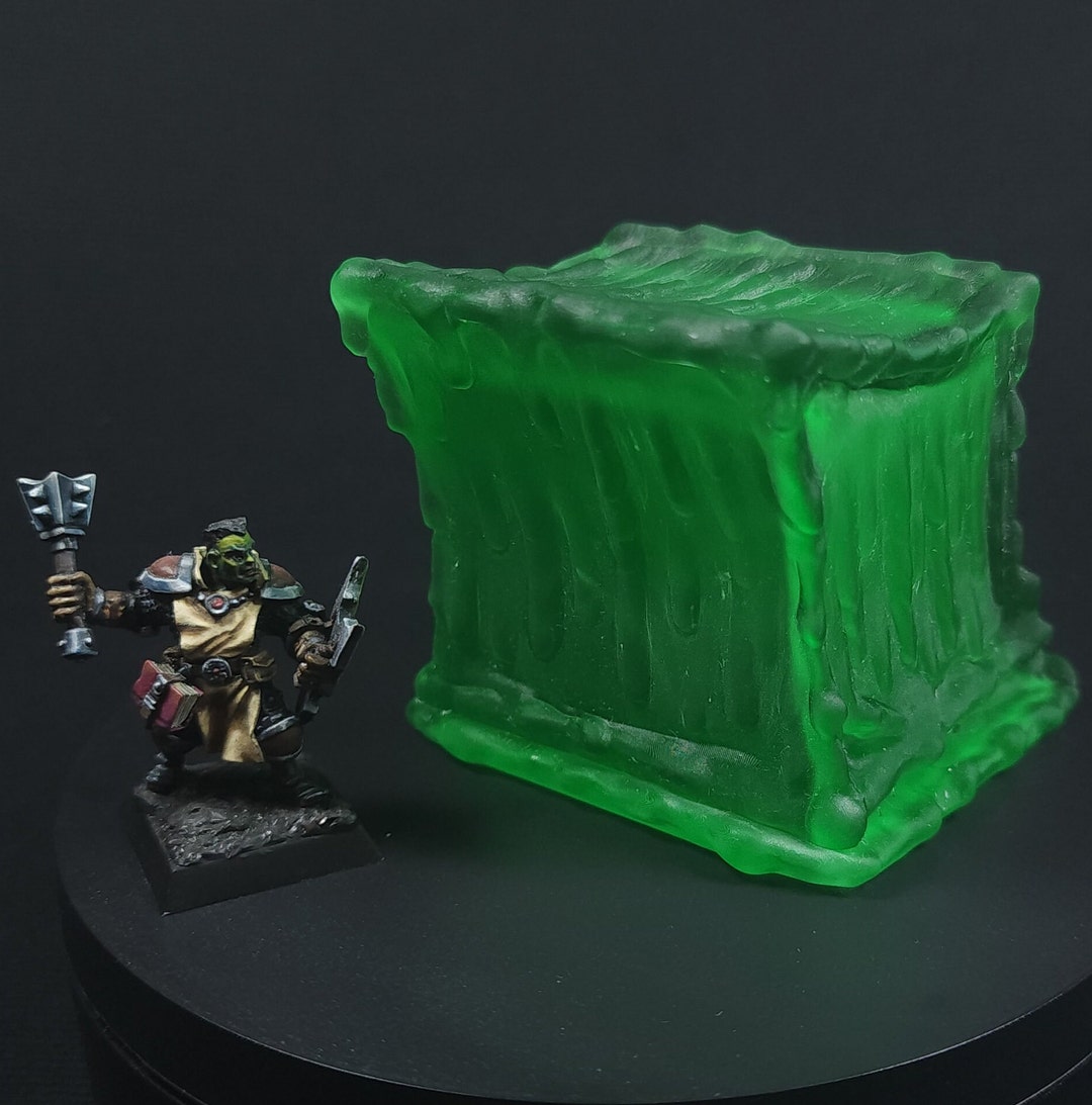 Gelatinous Cube Dnd Pathfinder TTRPG Monster Huge Ooze 32mm Scale Sync ...