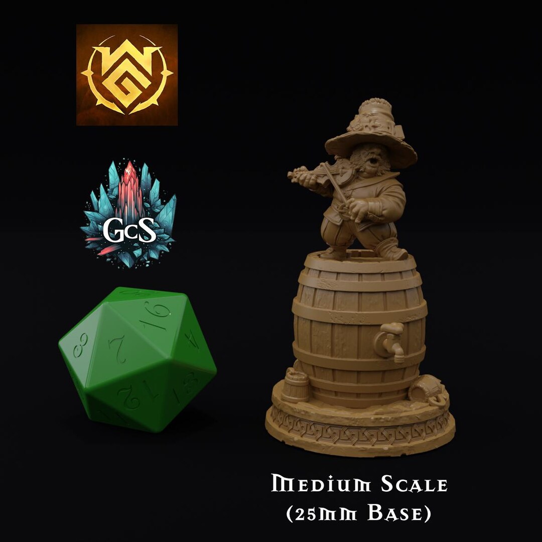 Fiddle Master Felix - Witchguild Miniatures - Medium/large/gargantuan ...