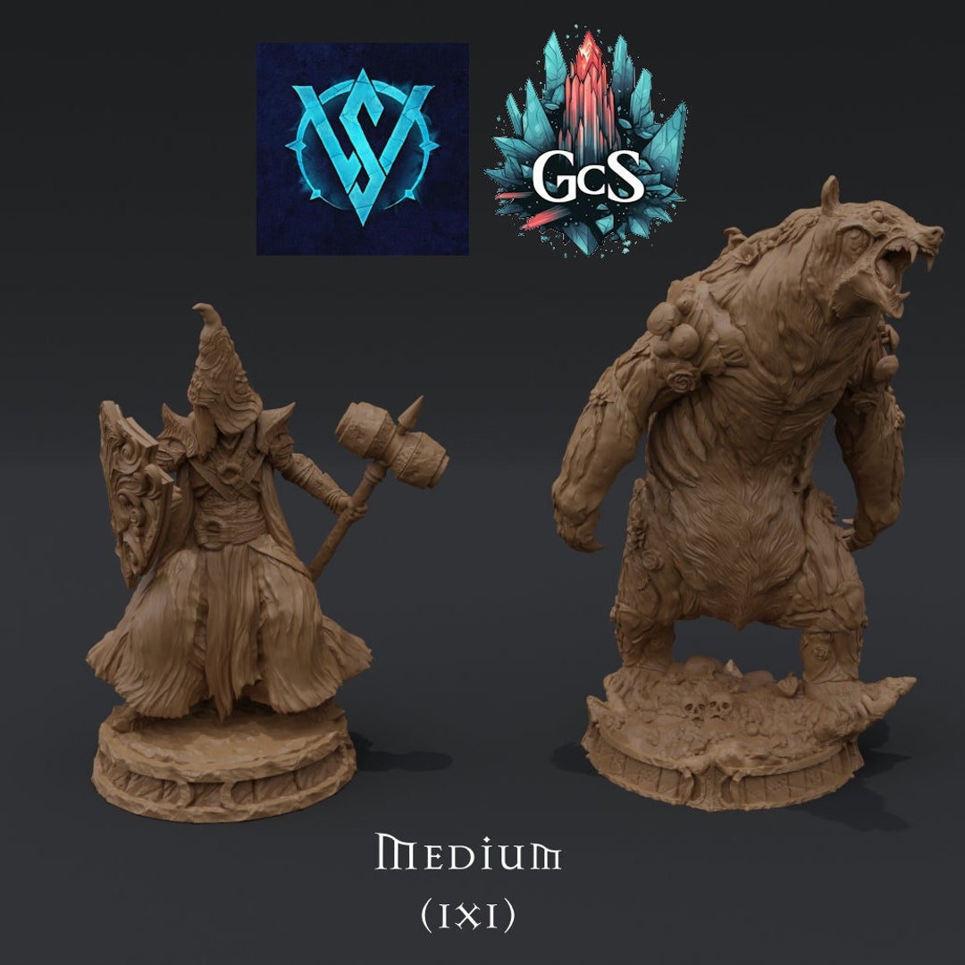 Akros, Nyx's Roar - Witchsong Miniatures - Zombie Bear - Medium/large ...