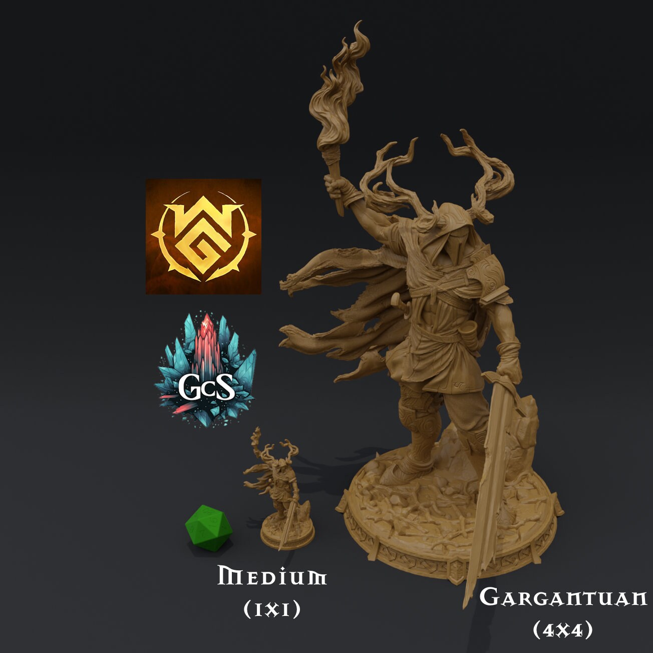 Hedge Knight - Witchguild Miniatures - Medium/large/gargantuan ...