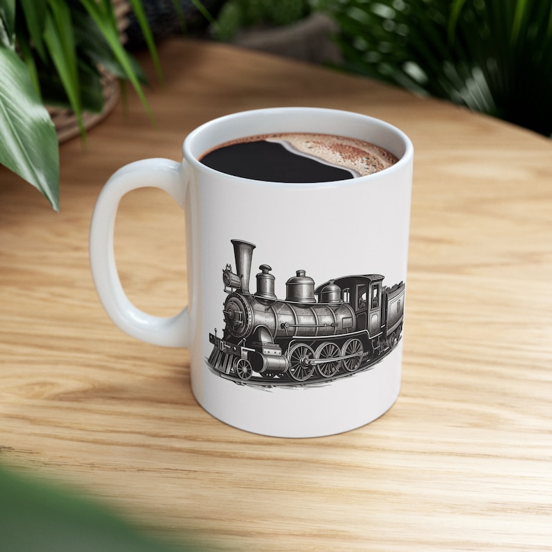 Steam Engine Locomotive, Train Mug, Steam Engine Mug, Train Gifts ...
