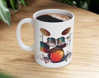 Drumming Mug Funny Drummers Mug Gift Drummer's Coffee - Etsy