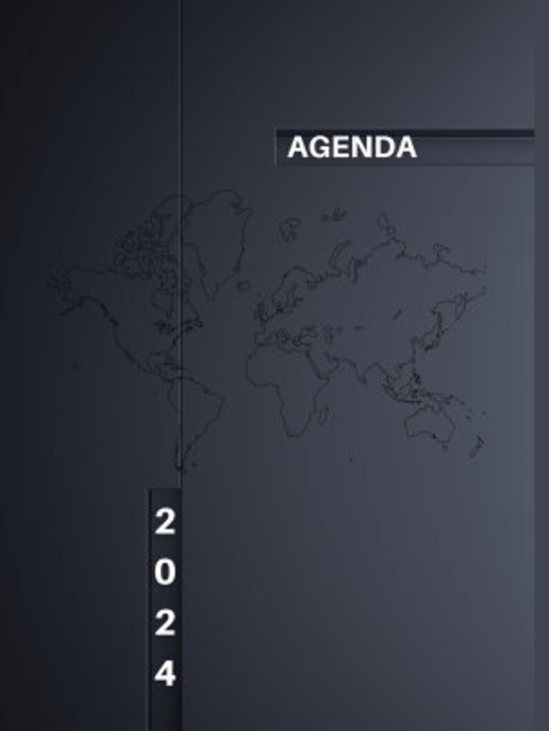 2024 Agenda: PDF File to Download and Print and Create a Personalized ...