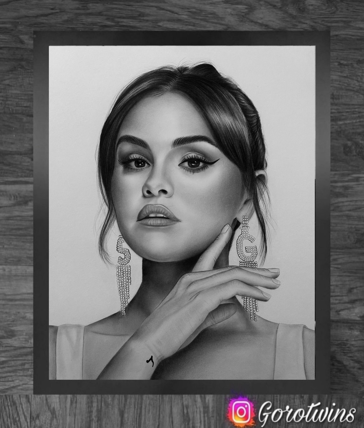 Drawing Of Selena Gomez