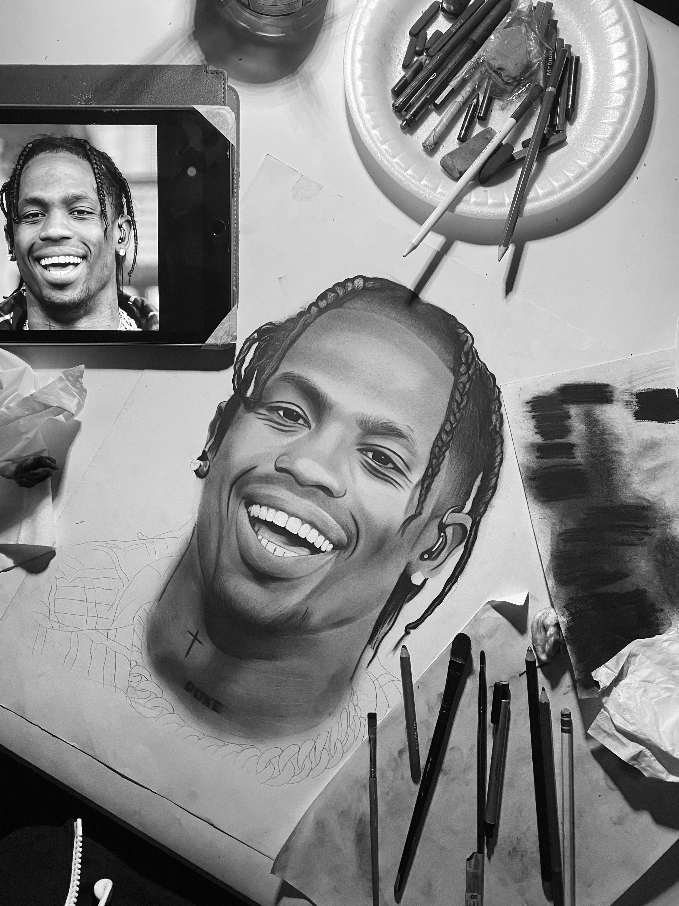 Travis Scott, Travis Drawing, Astroworld, Travis Art, Travis Scott Fans ...