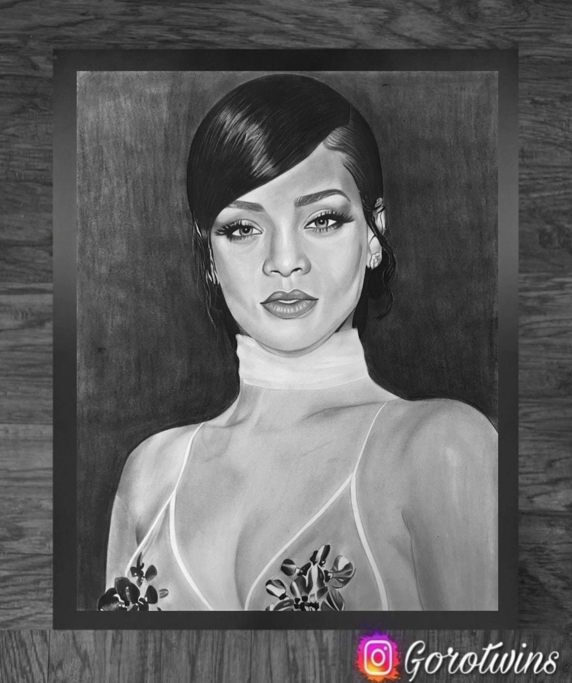 Rihanna Sketch Drawing