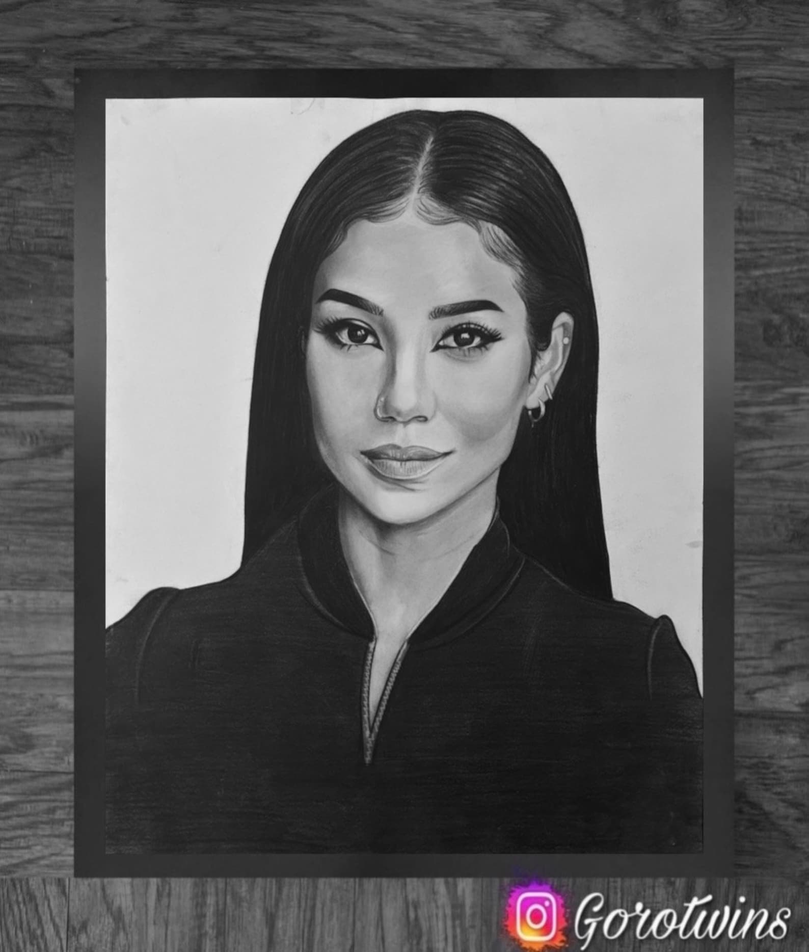 Jhene Aiko Drawing, Jhene, Artwork of Jhene Aiko, Hand Drawn Picture of ...