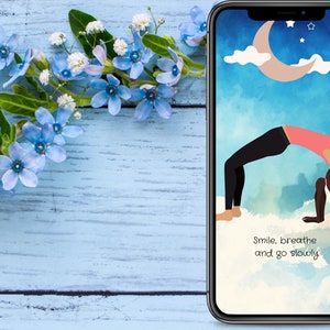 Beautiful Yoga Themed Phone Wallpapers for Android - 4pcs at a Very ...