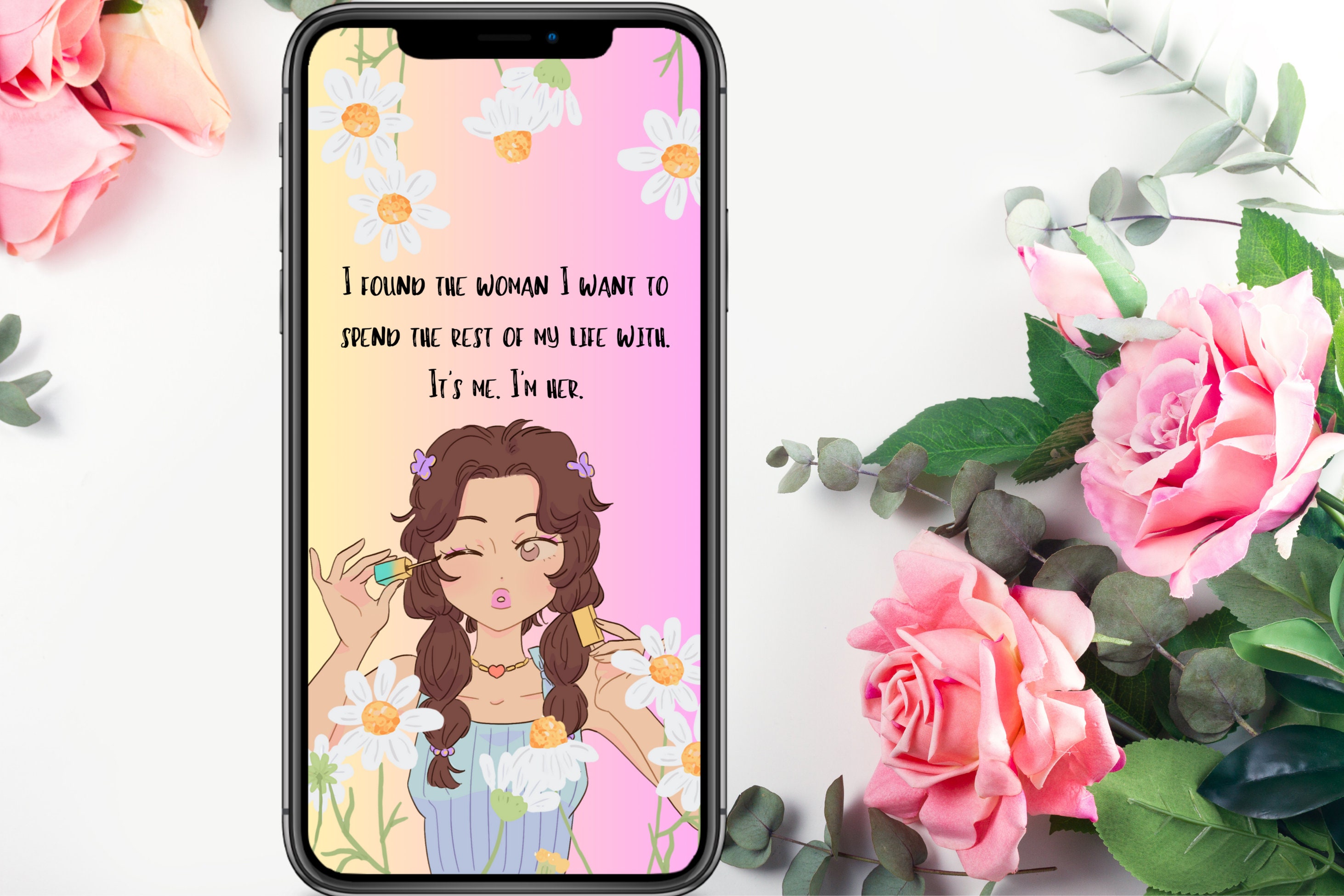 Self-love for Women Bundle 4 Phone Wallpapers - Etsy