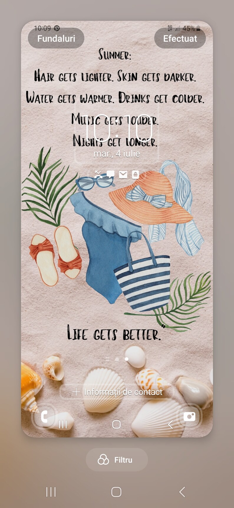 Summer Bundle Phone Wallpaper Summer State of Mind - Etsy