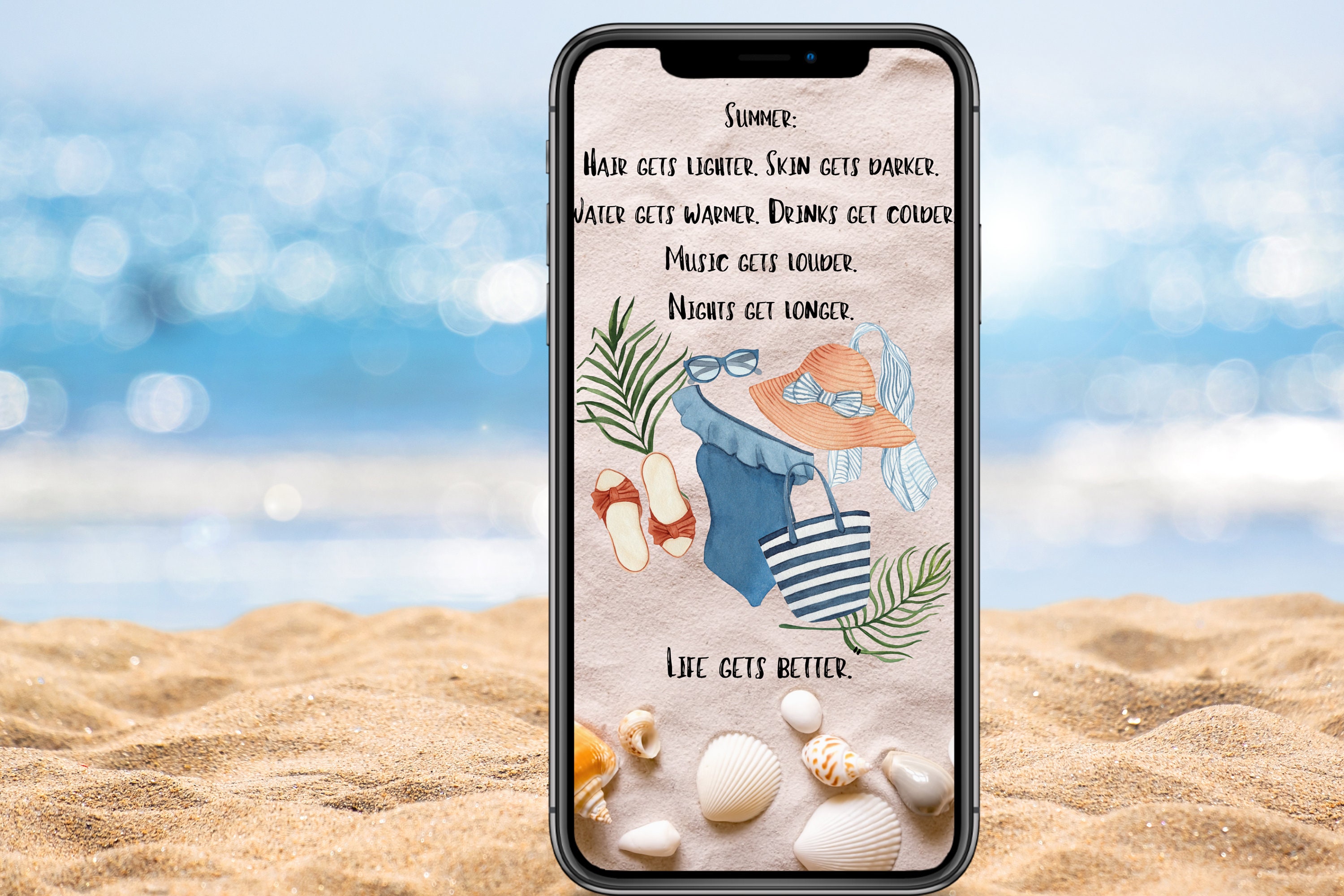 Summer Bundle Phone Wallpaper - Summer State of Mind! - Etsy