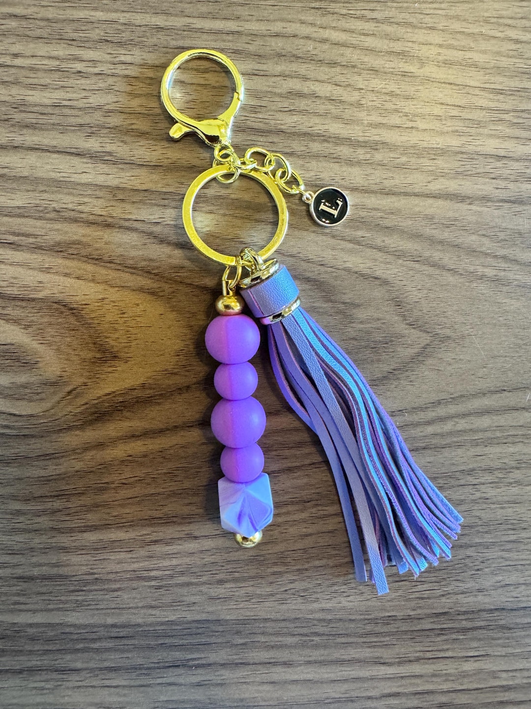 Shades of Purple Key Chains: Personalized Bag Charms - Etsy