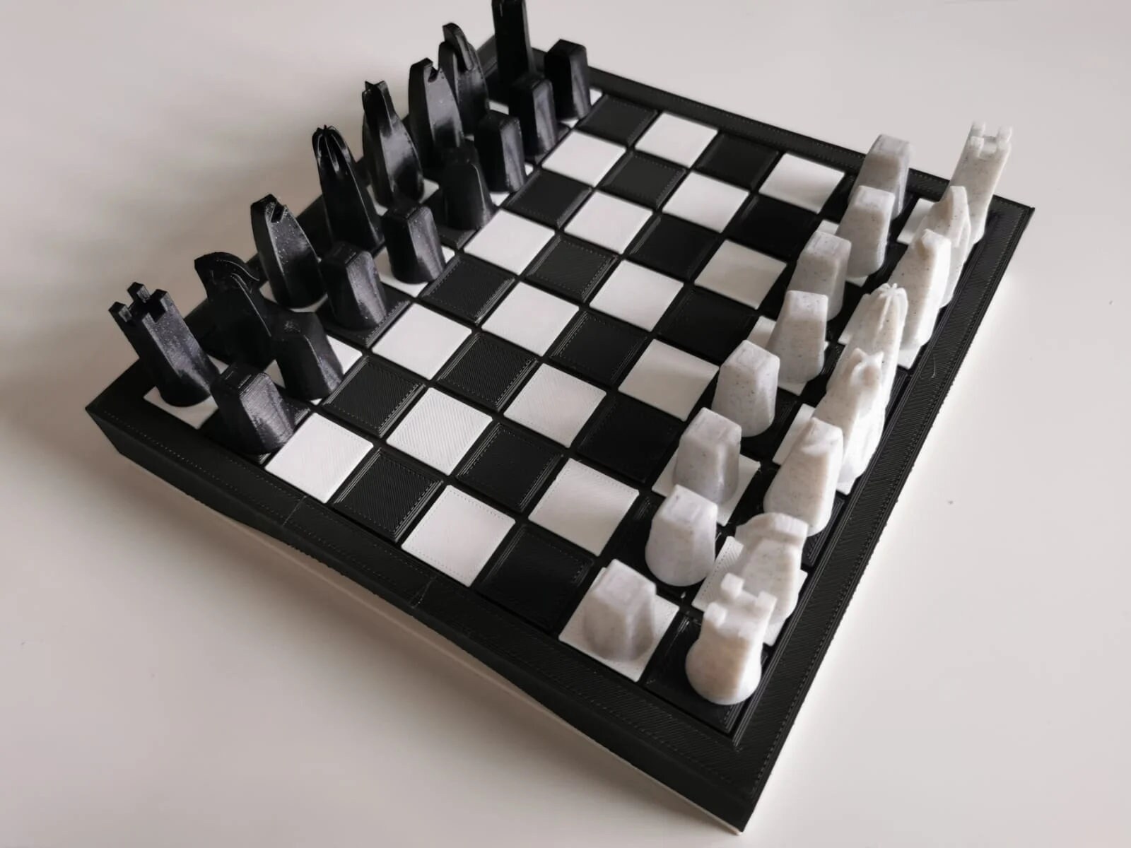 3D Printed Chess Set - Etsy