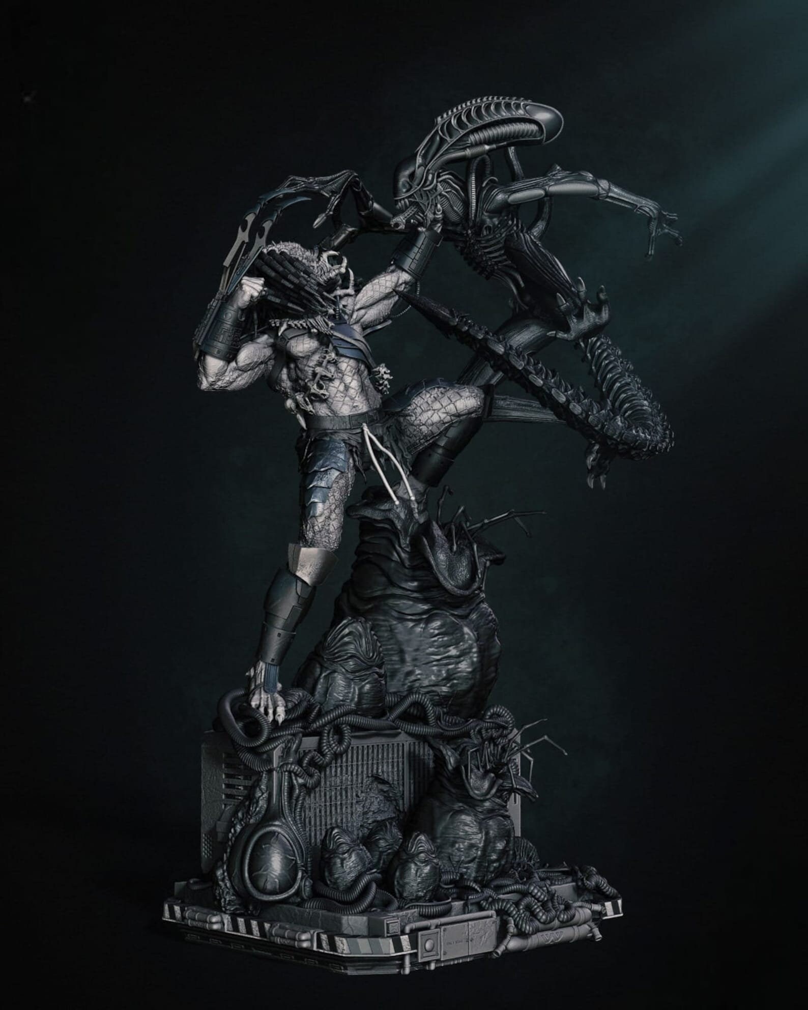 PREDATOR Vs ALIEN NUN 3d Stl Pack 3d Stl Stl File Stl - Etsy