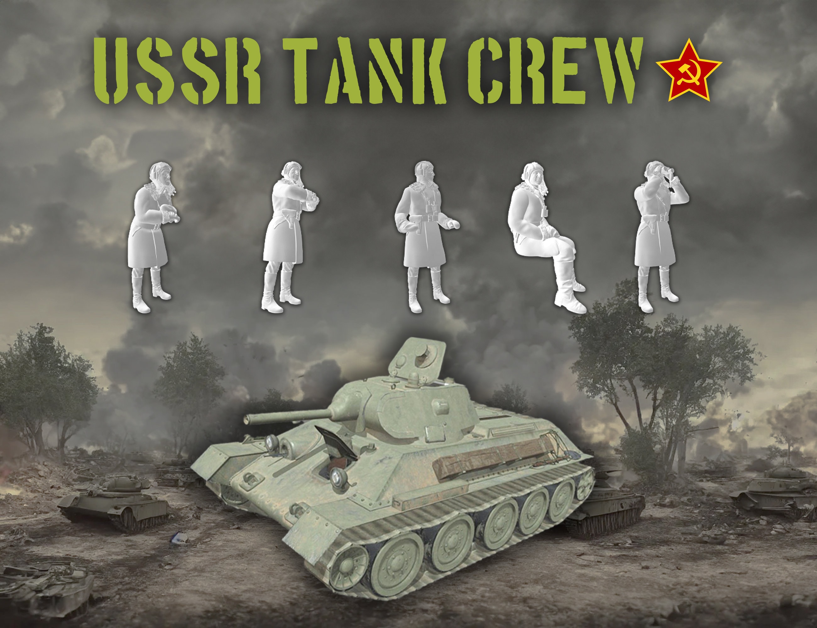 WW2 3d Stl Pack 50 Pcs Models World War 2 3d Stl Pack 3d Stl Stl File ...