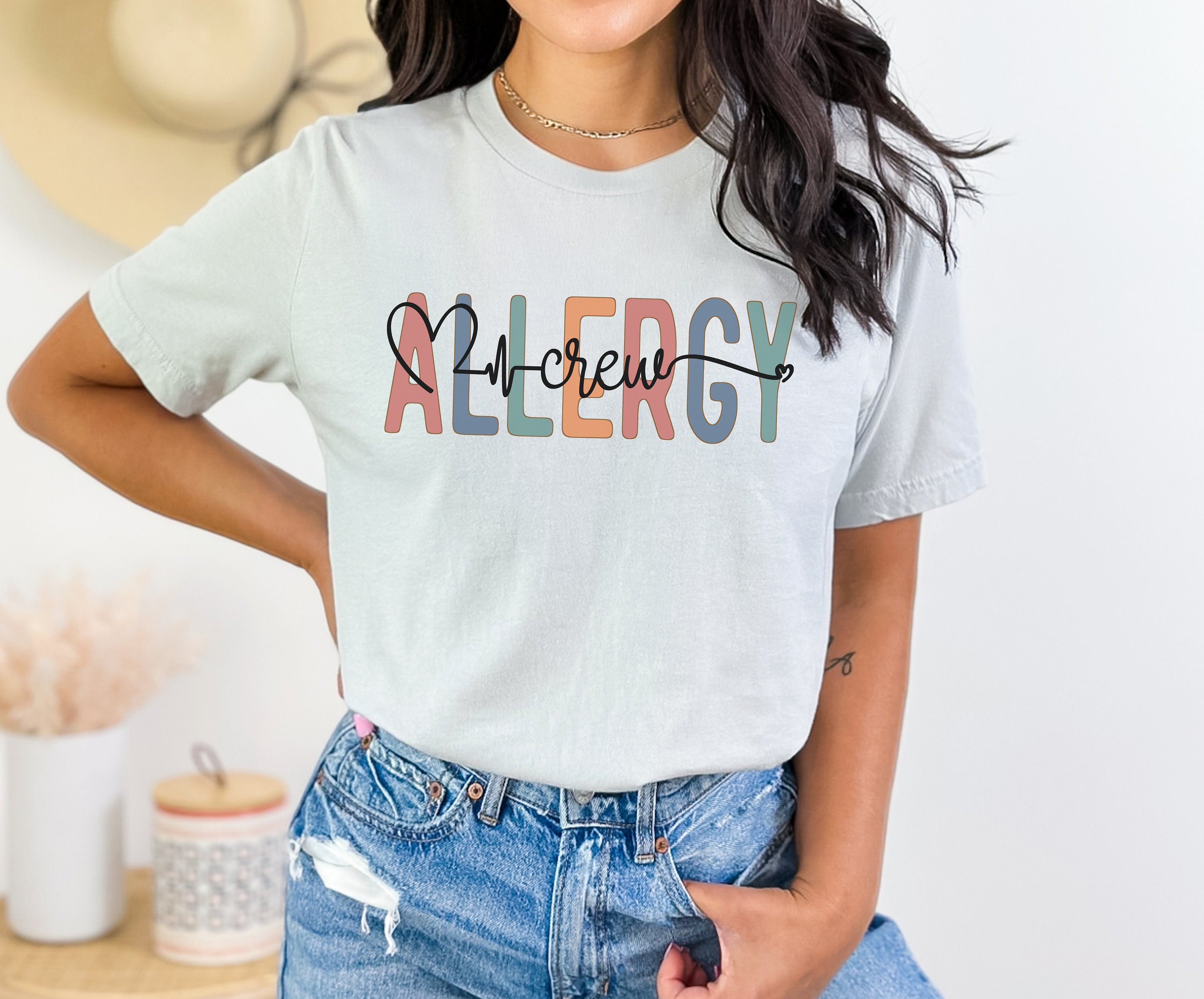 Allergy Crew Shirt Allergy Crew T-shirt Allergy Squad T Shirt Allergy ...