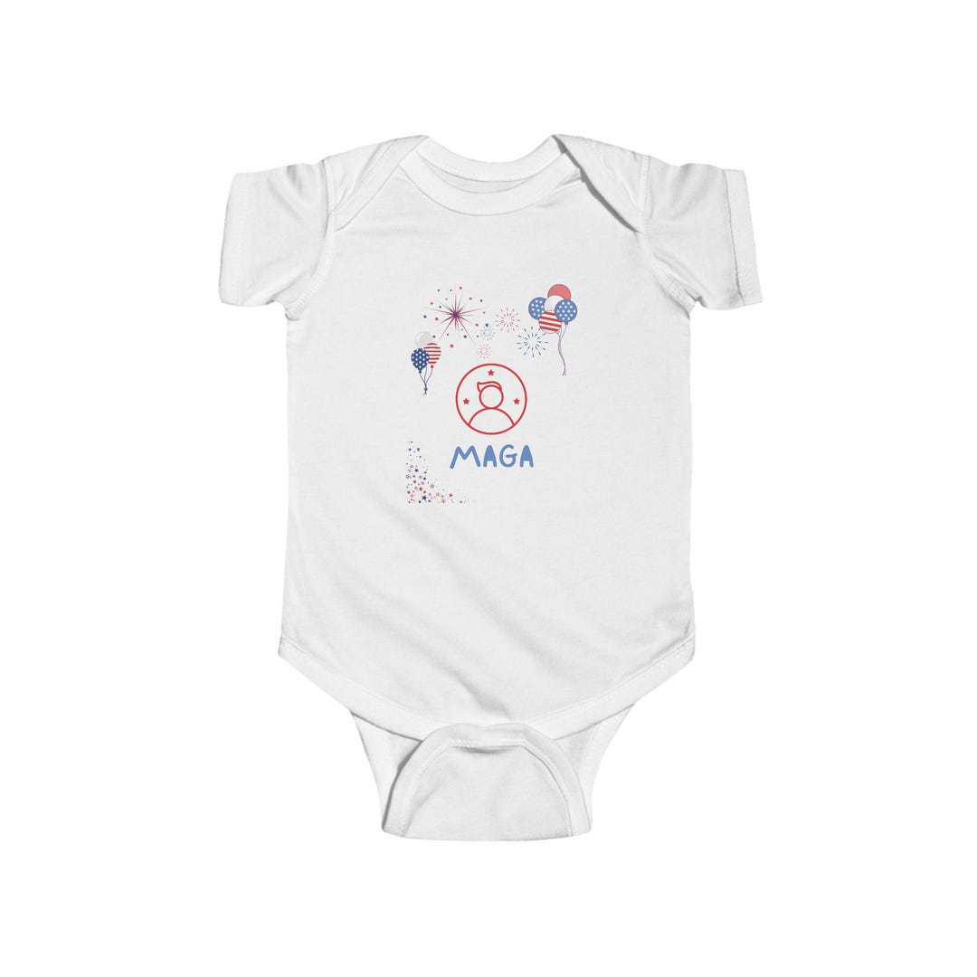 Maga Baby Body Suit - Infant Bodysuit, Trump Supporter Baby Outfit ...