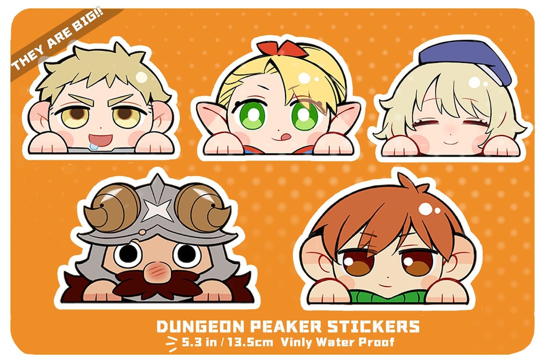 Stickers-[dungeon Meshi Peakers] - Etsy