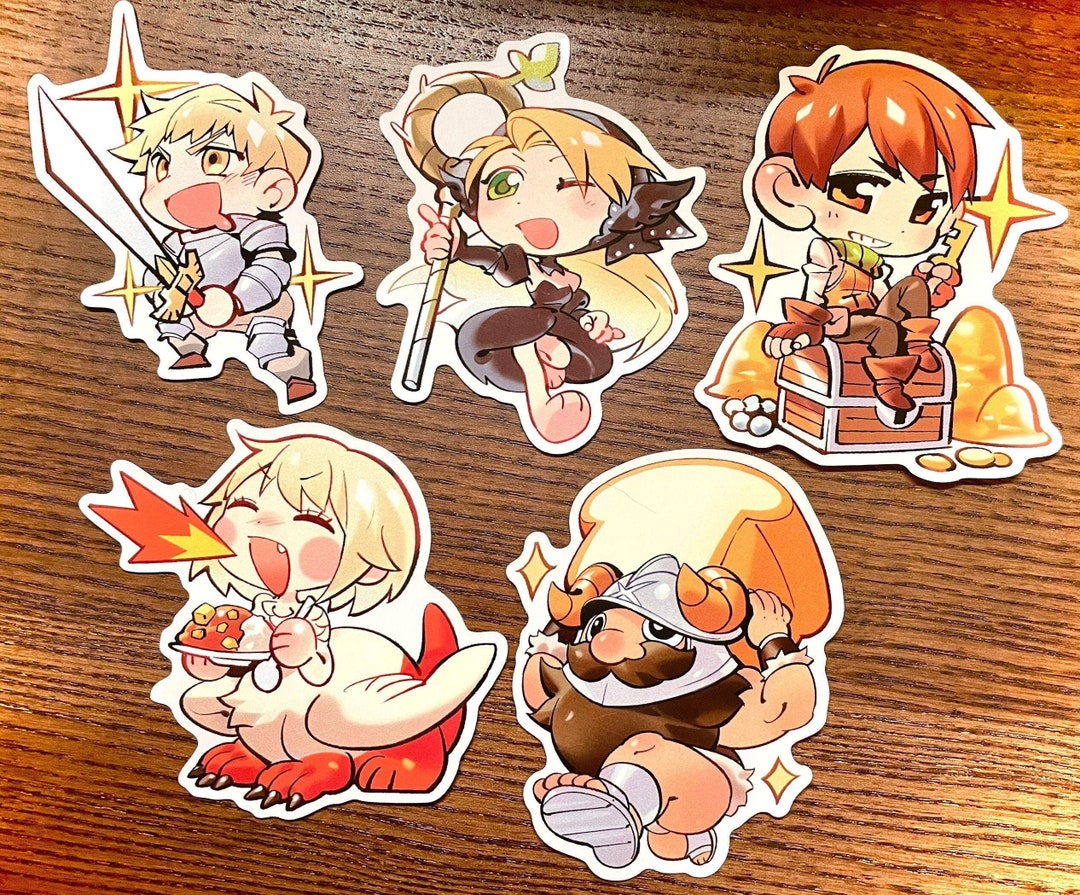 Stickers-[dungeon Meshi Chibi] - Etsy