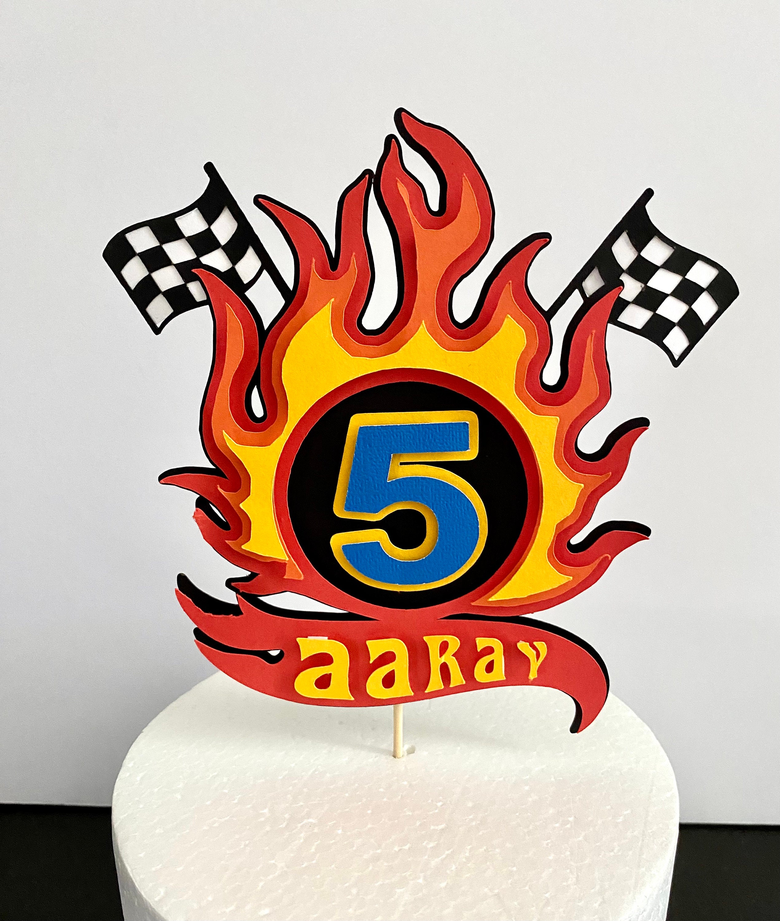 Car Cake Topper, Birthday Cake Topper, Hotwheels Cake Topper, Race Car ...