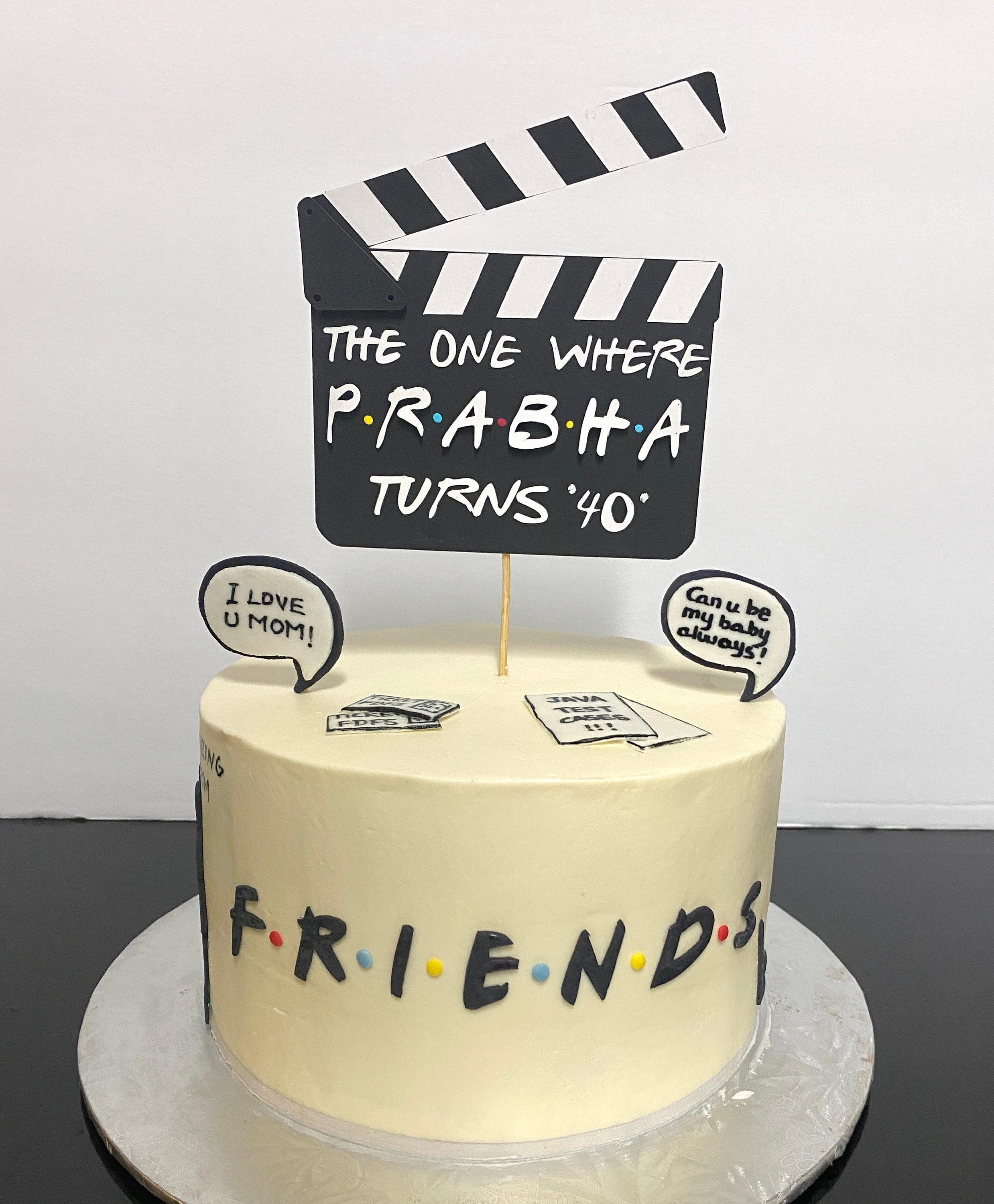 Friends Theme Cake Topper, FRIENDS, Friends Sitcom, Sitcom Toppers, the ...