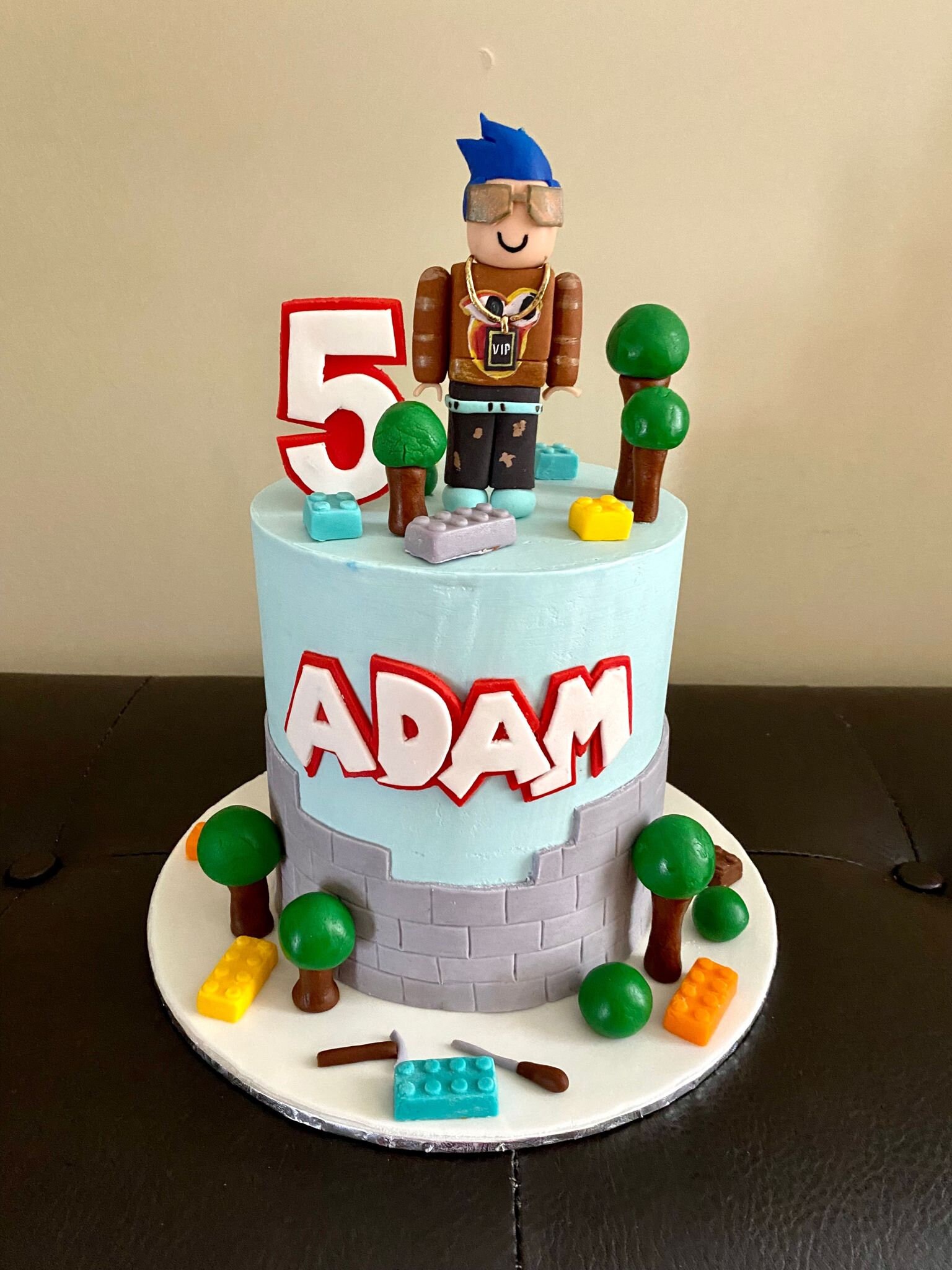 Roblox Topper, Fondant Roblox Topper, Roblox Avatar Topper, Custom ...