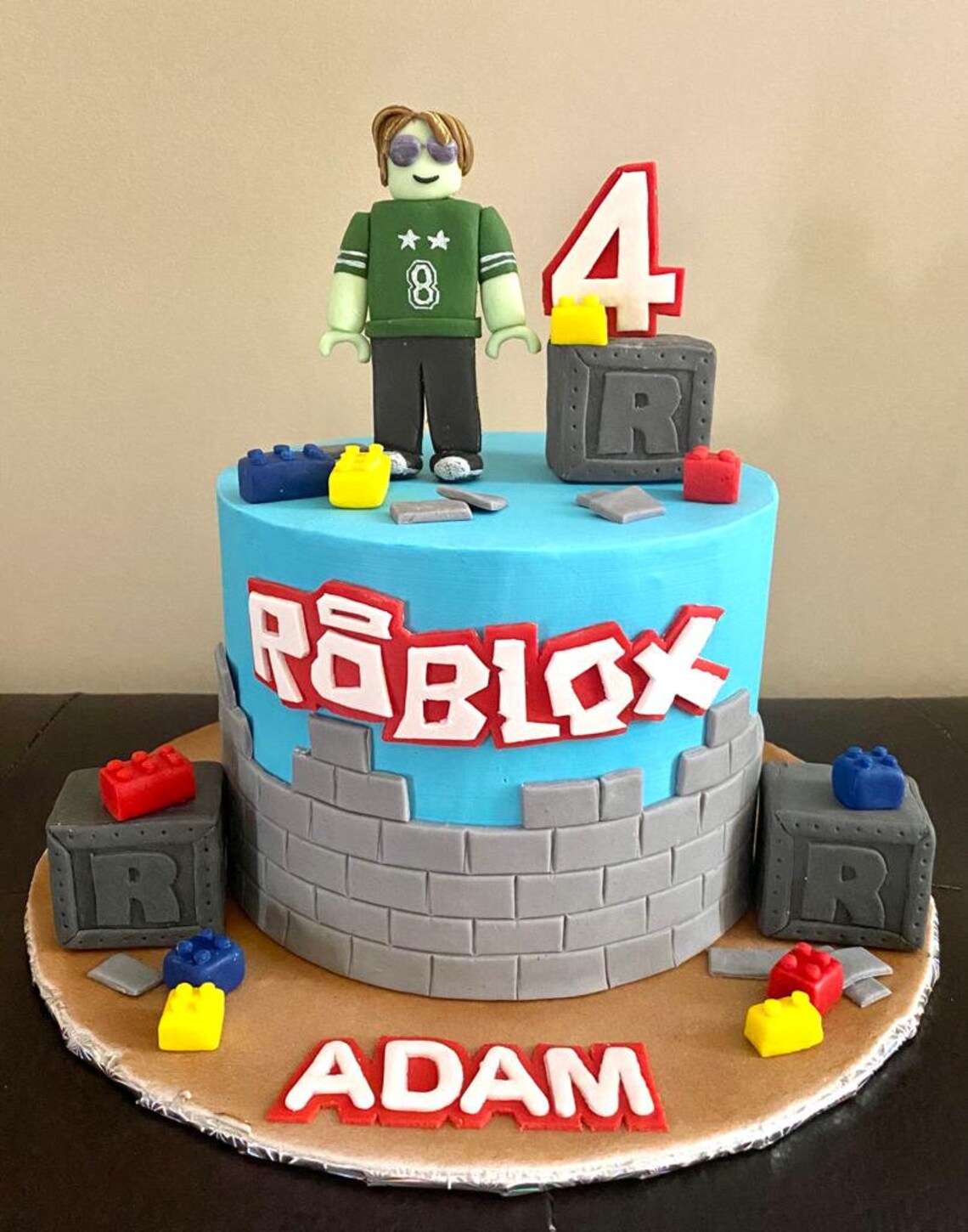 Roblox Topper, Fondant Roblox Topper, Roblox Avatar Topper, Custom ...