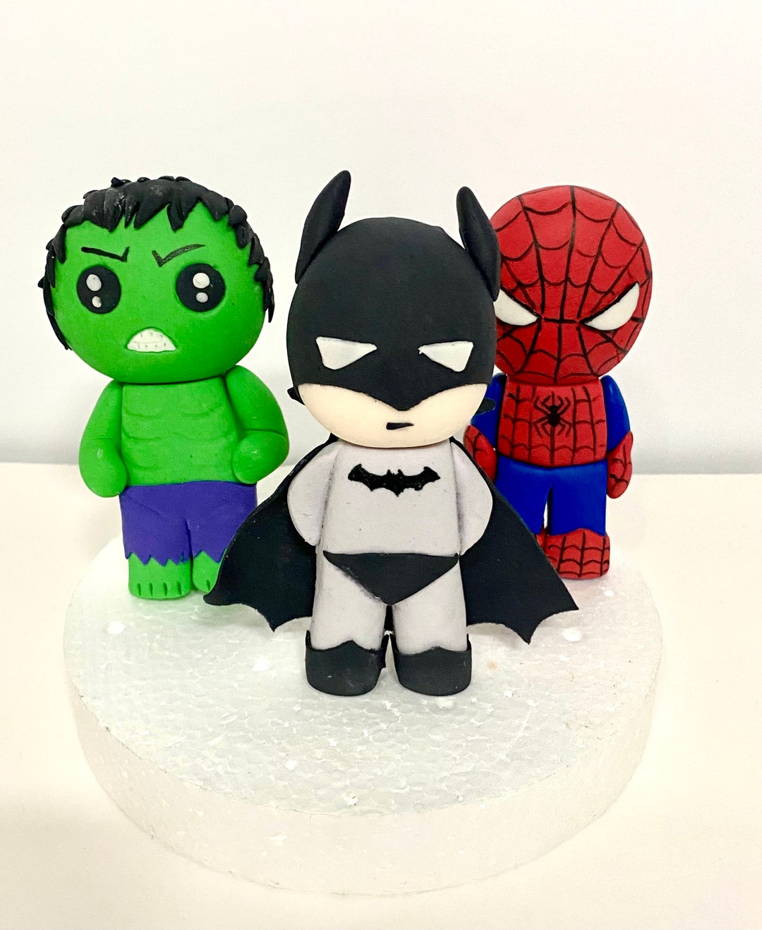 Super Hero Fondant Topper, Cute Superhero Toppers. Superhero Toppers - Etsy