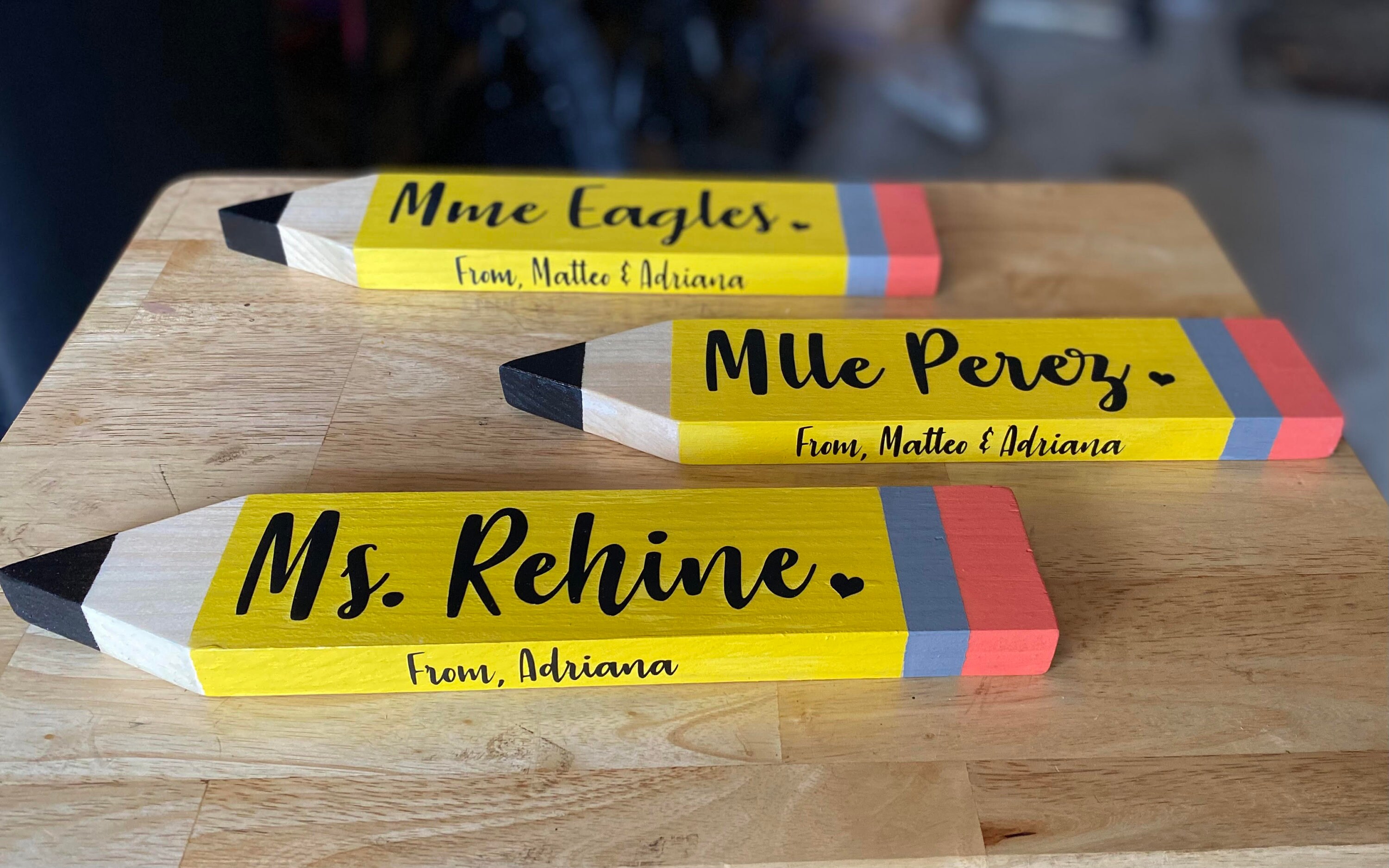 Giant Wooden Pencil Sign at Lori Santiago blog