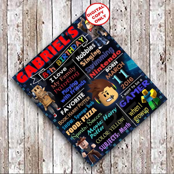 Roblox Printable - Etsy