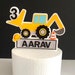 Construction Cake Topper, Digger Cake Topper, Custom Cake Topper ...