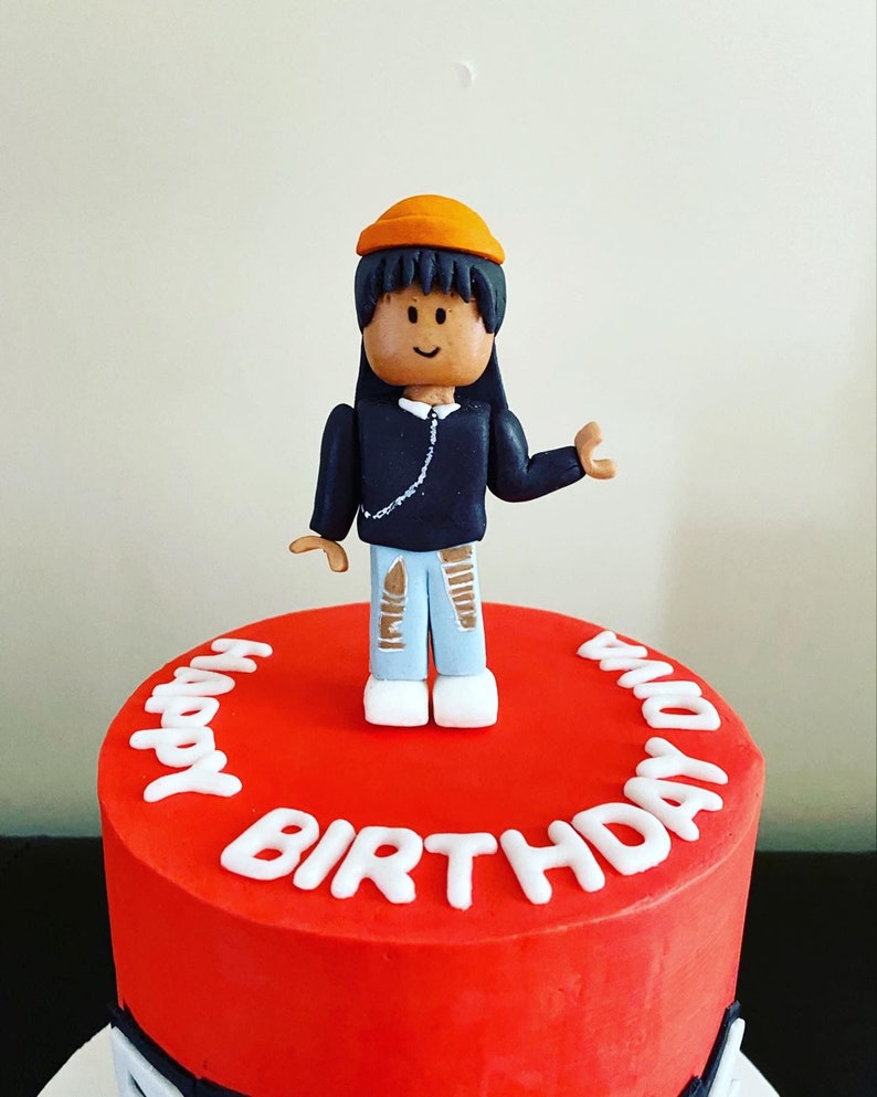 Roblox Topper, Fondant Roblox Topper, Roblox Avatar Topper, Custom ...