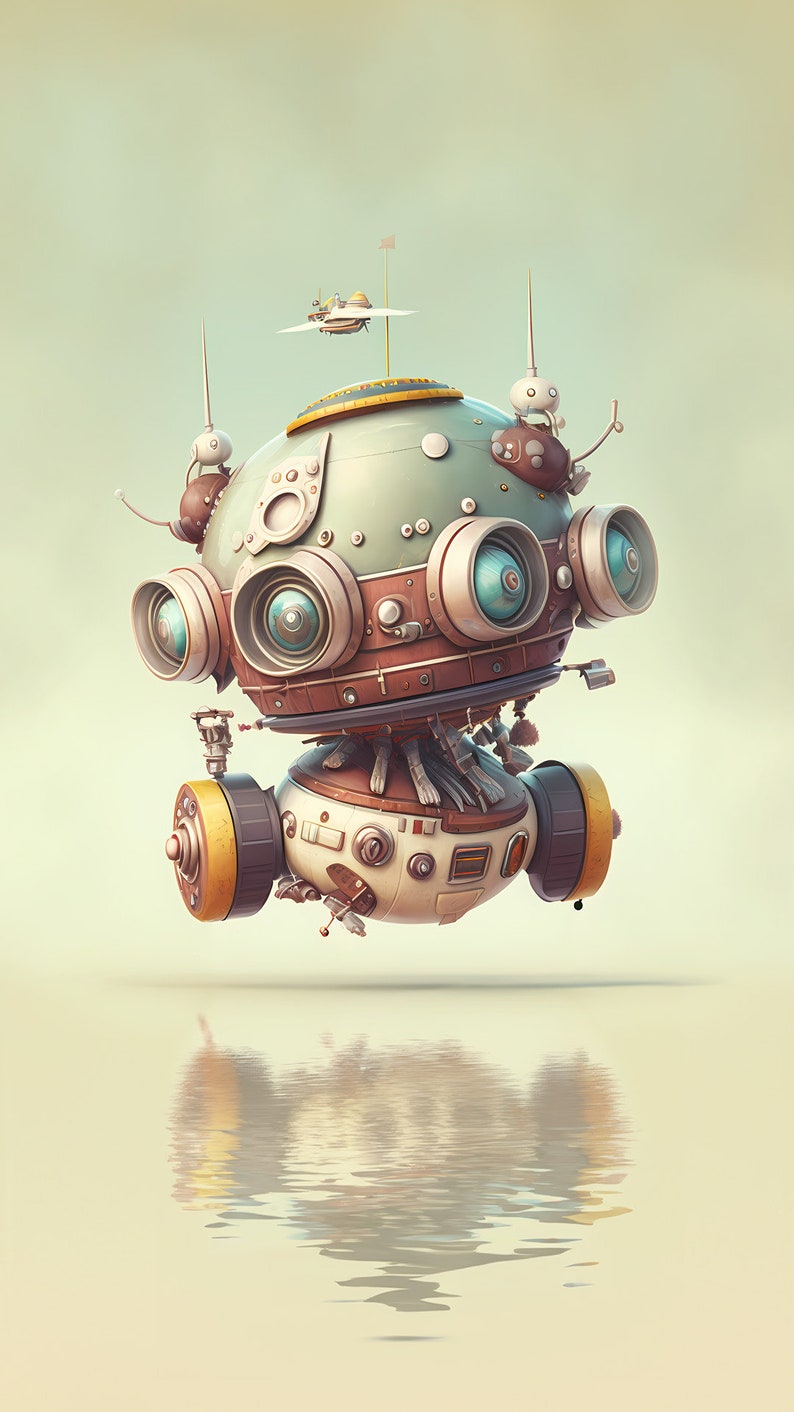 Flying Robot and Friends V2 - Etsy