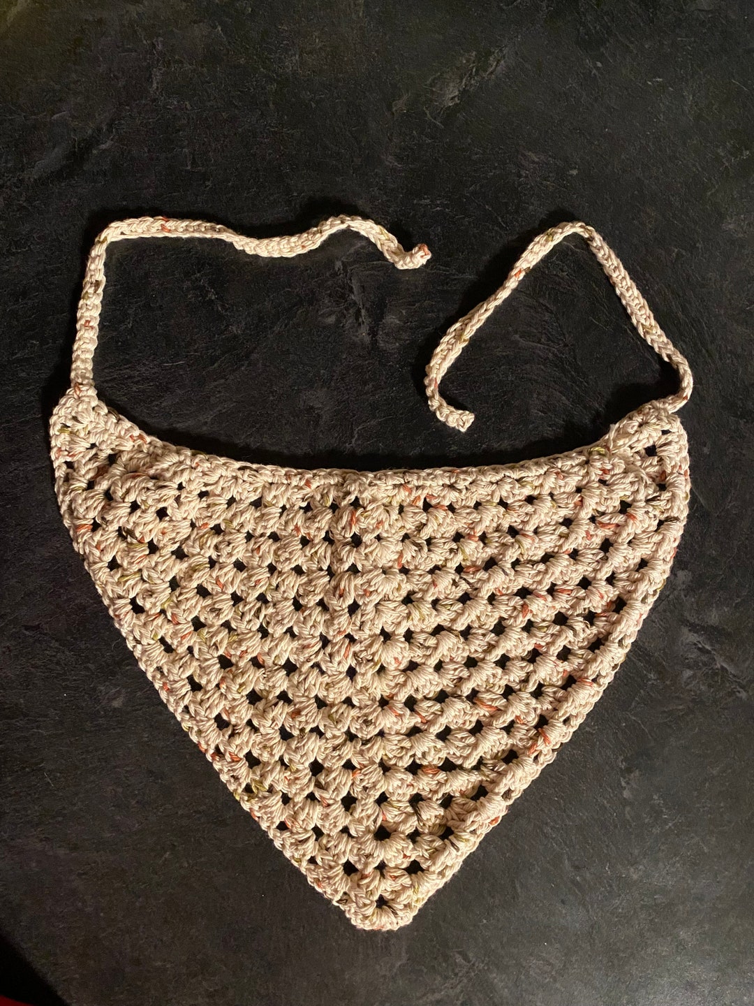 Handmade Crochet Hair Bandana Oasis - Etsy