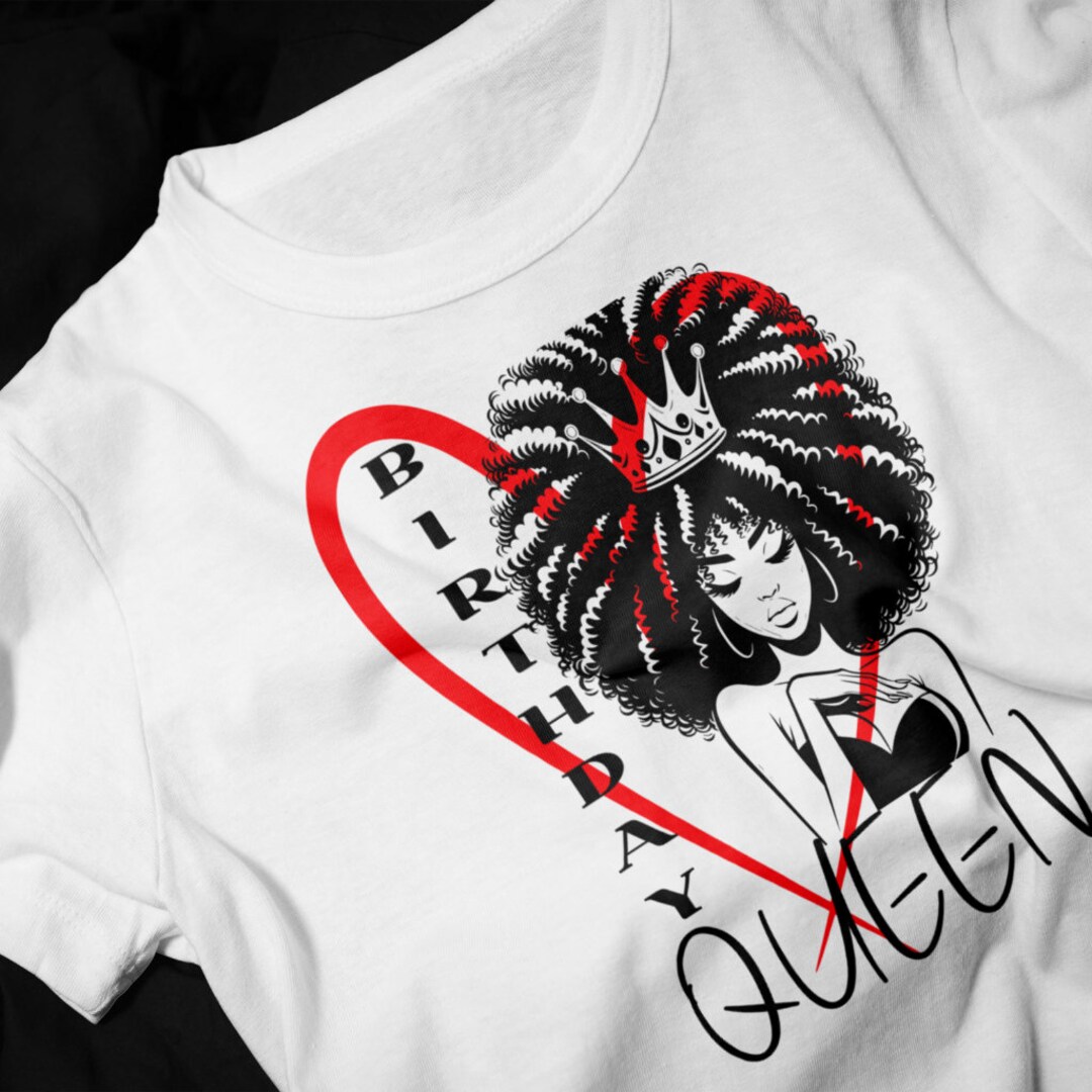 Beautiful BIRTHDAY QUEEN Design SVG Digital Download | Celebration ...